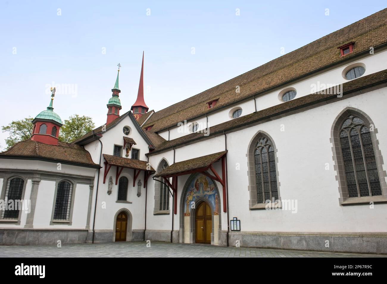 Franciscan church, Lucerne, Switzerland Stock Photo - Alamy