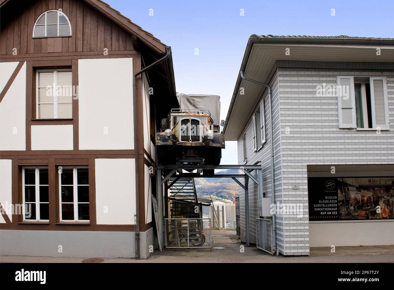 Switzerland, Canton Nidwalden, Hergiswil, Glasi glassware Stock Photo ...