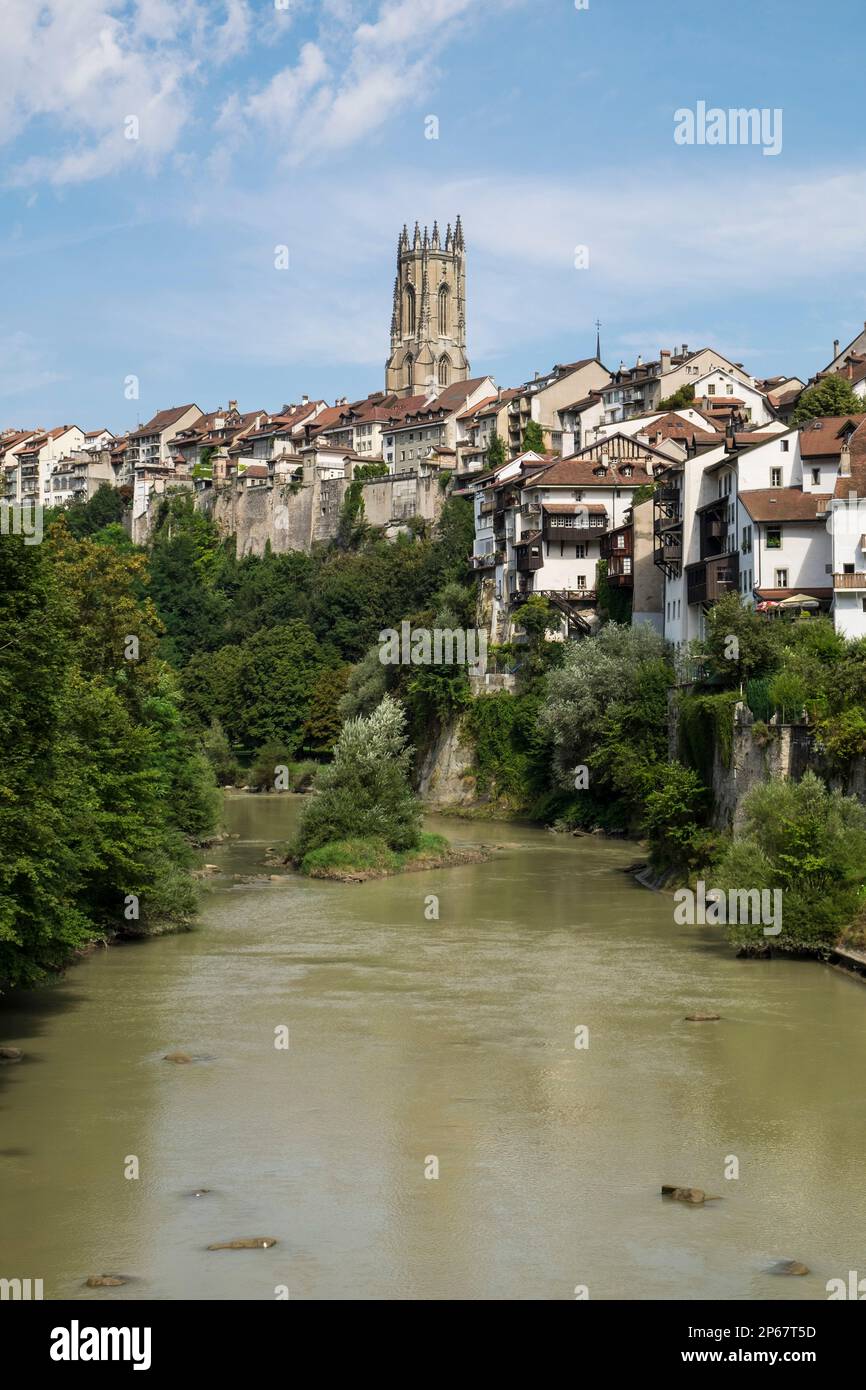 Switzerland, Canton Fribourg, Fribourg, landscape Stock Photo - Alamy