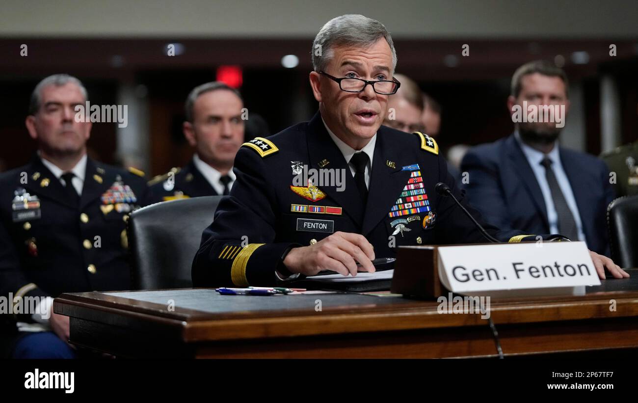 Gen. Bryan Fenton, United States Special Operations Command, testifies ...
