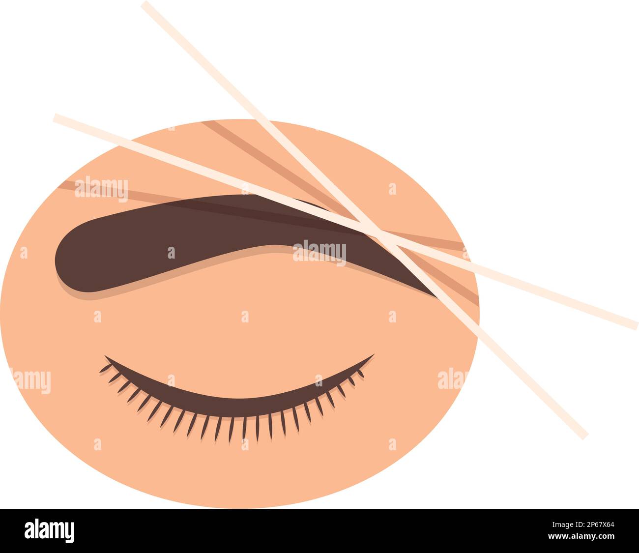 Microblading pen drawing shape hi-res stock photography and images - Alamy
