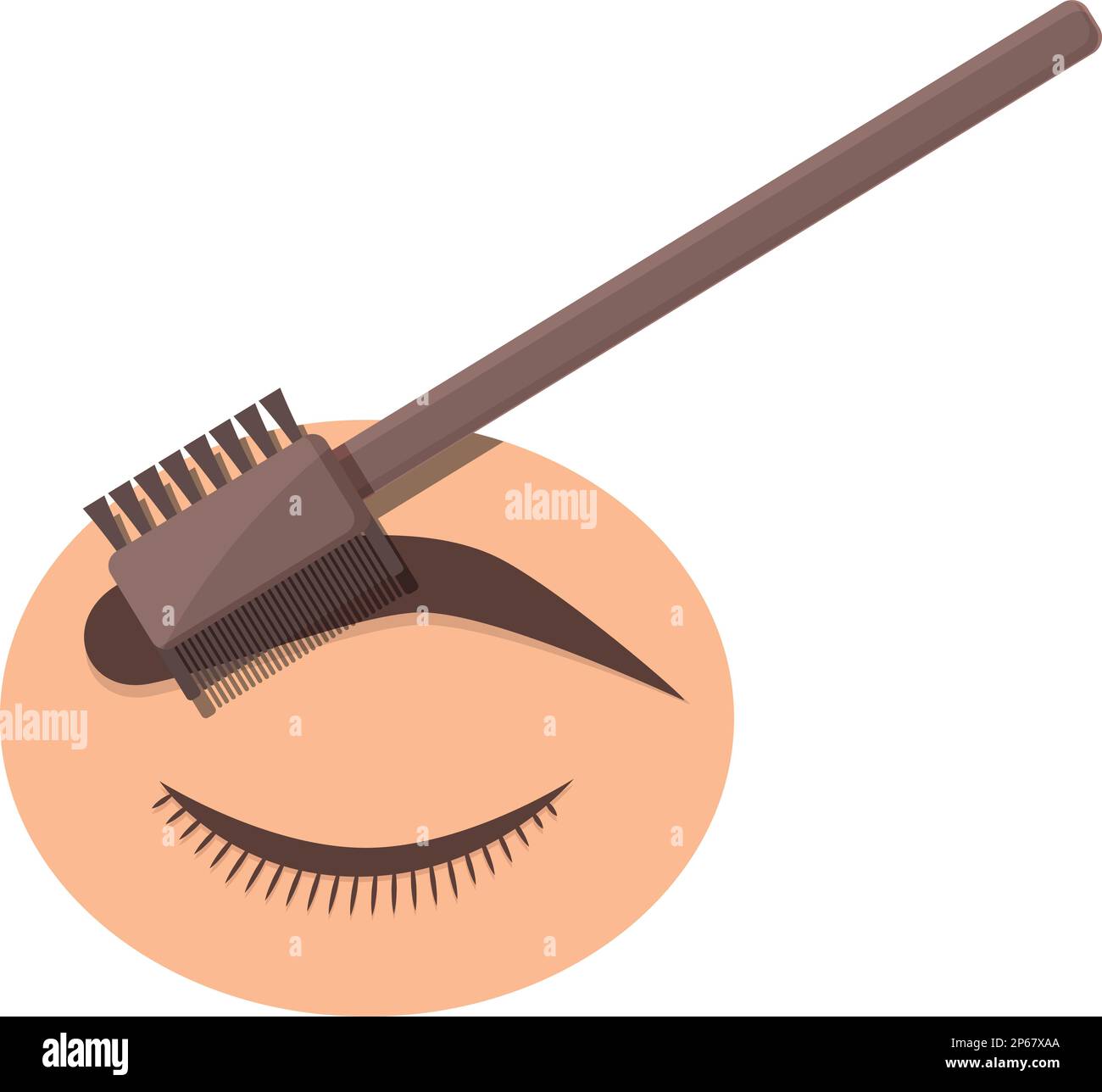 Eyebrow correction icon cartoon Stock Vector Images - Alamy