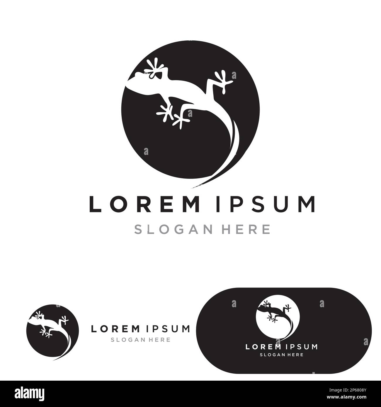 Lizard home logo icon vector design template Stock Vector Image & Art ...