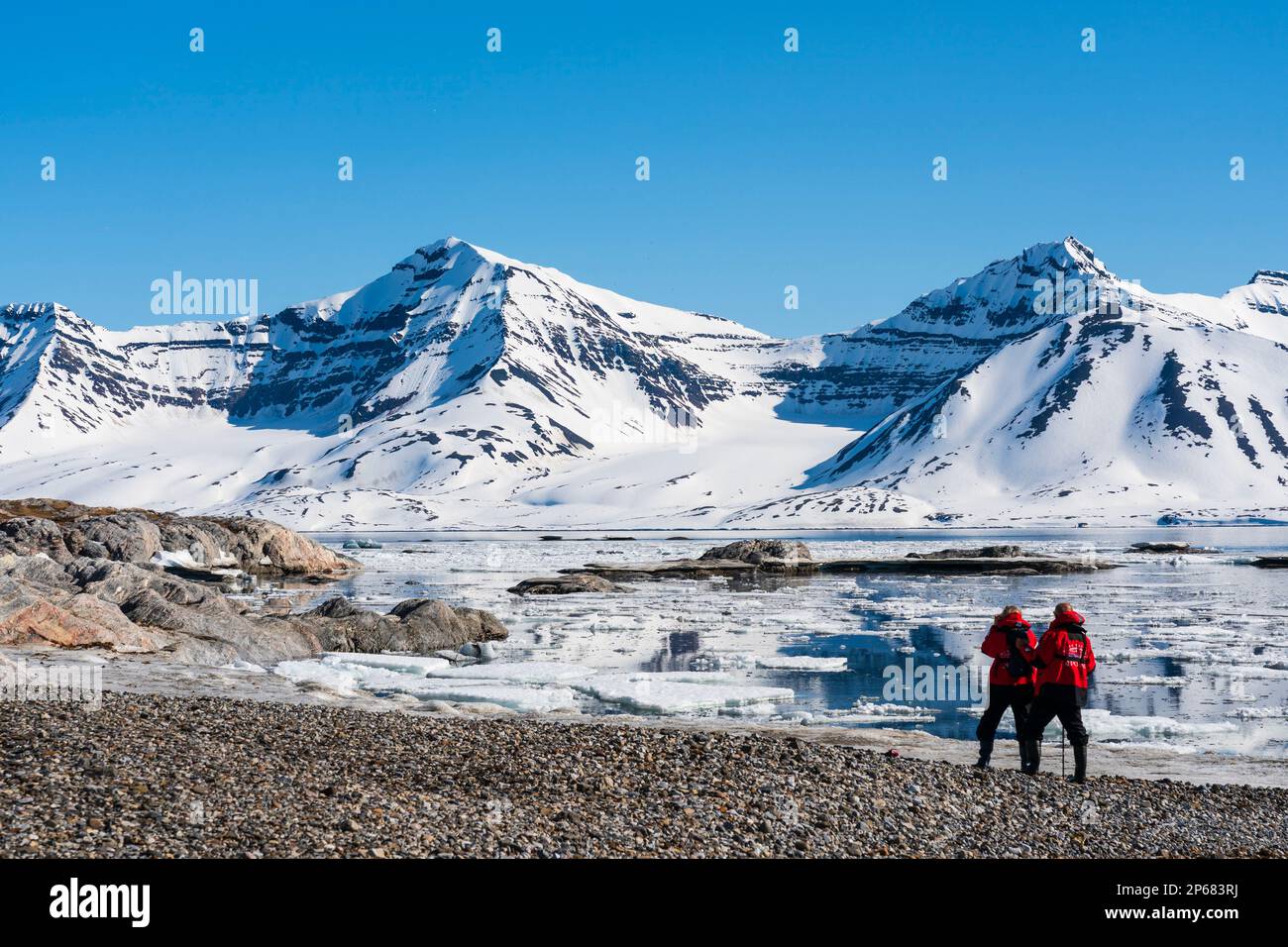 Gnalodden, Spitsbergen, Svalbard Islands, Arctic, Norway, Europe Stock ...