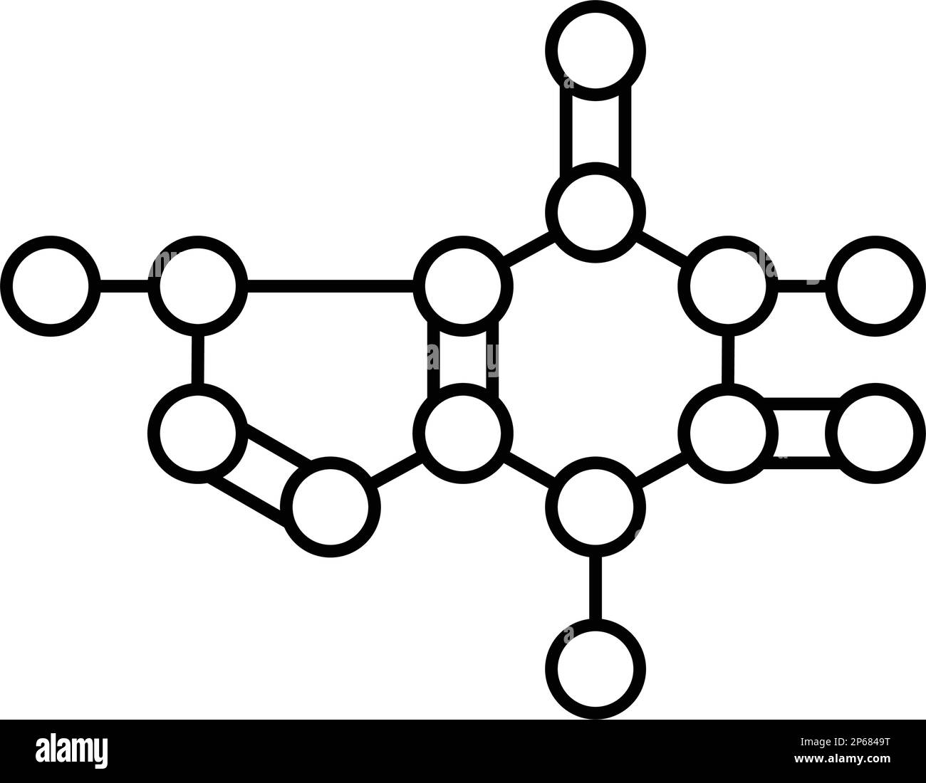 molecular structure line icon vector illustration Stock Vector Image ... molecular structure line icon vector illustration Stock Vector Image ...