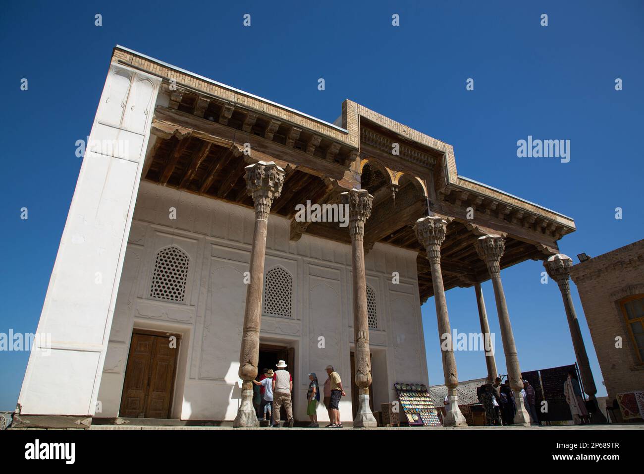 Mosque Jome, Ark of Bukhara, Bukhara, Uzbekistan, Central Asia, Asia ...