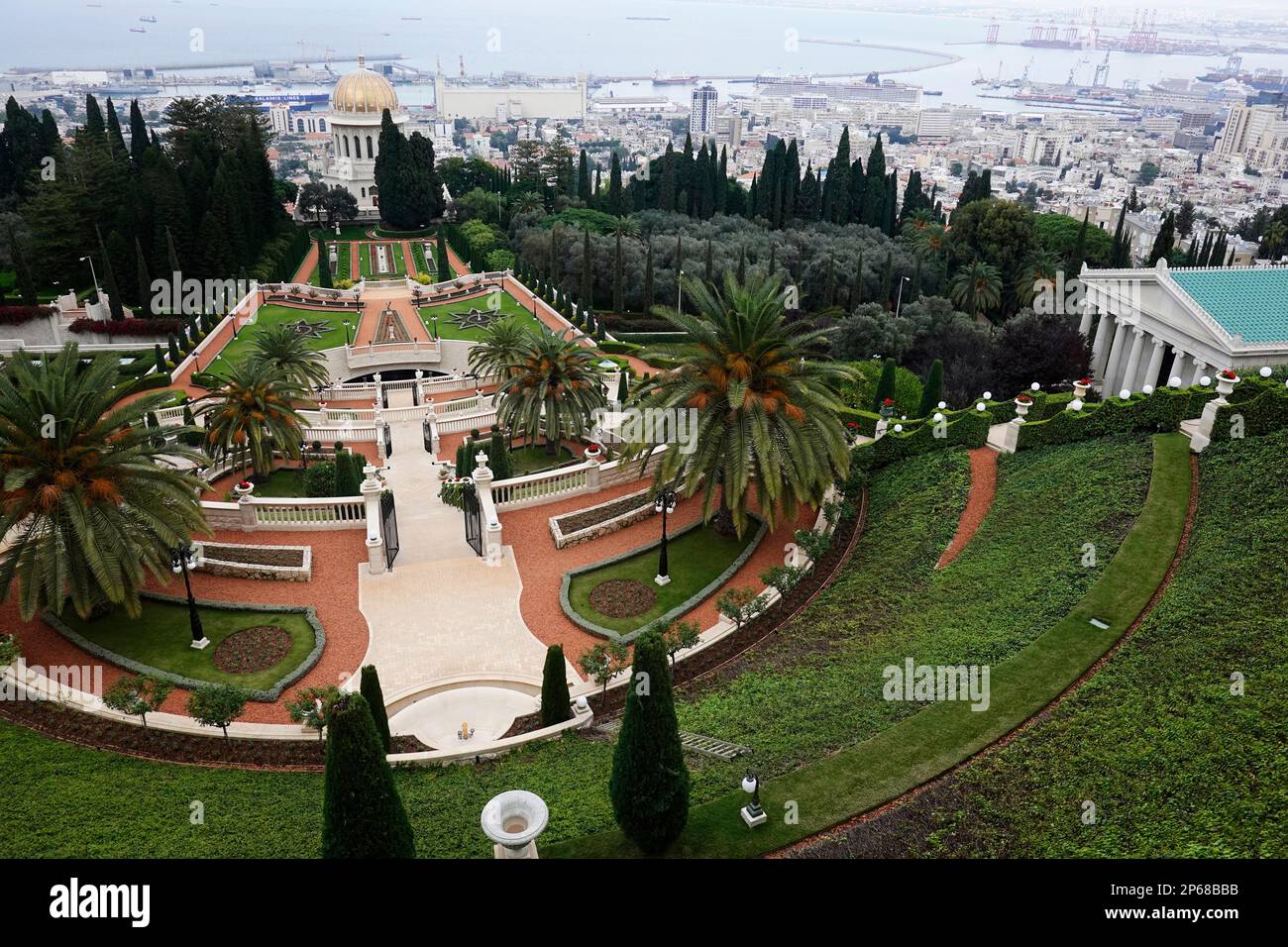 The Bahai Terraces (the Hanging Gardens of Haifa), UNESCO World ...