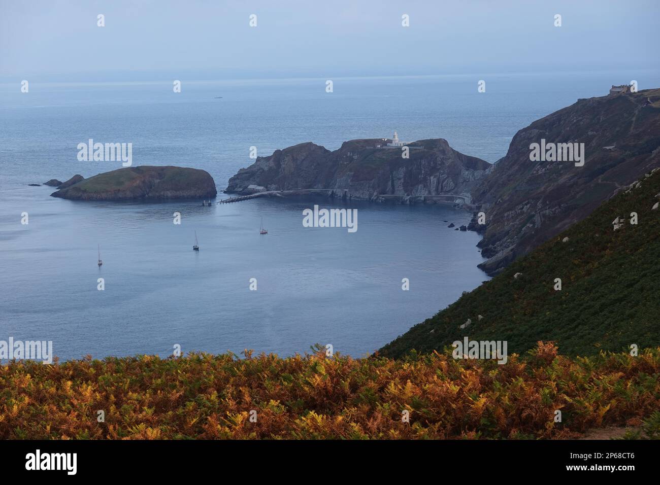 Landing Bay, Lundy Island, Devon, England, United Kingdom, Europe Stock ...