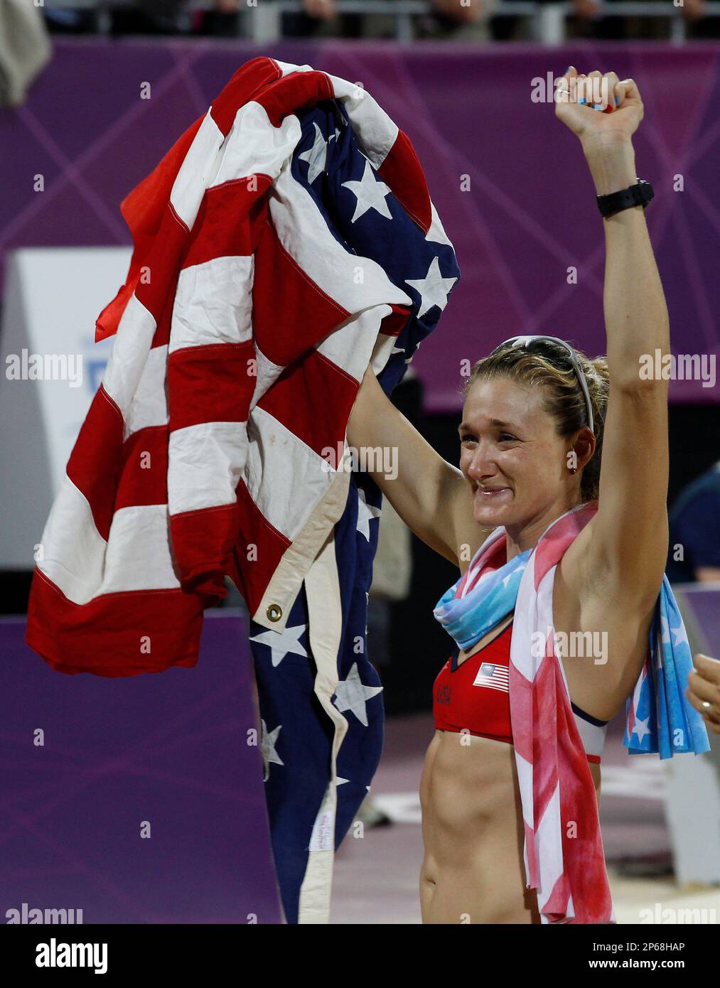 Kerri Walsh Jennings is overwhelmed by emotion after she and teammate ...