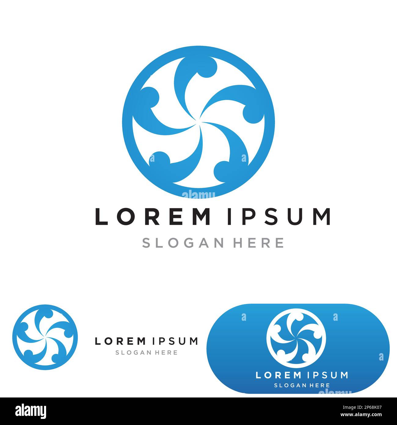 Community Logo Design Template for Teams or Groups.network and social ...