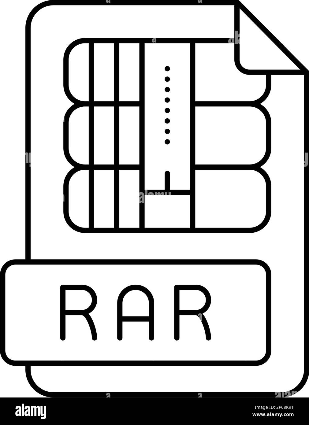 Rar file type Black and White Stock Photos & Images - Alamy