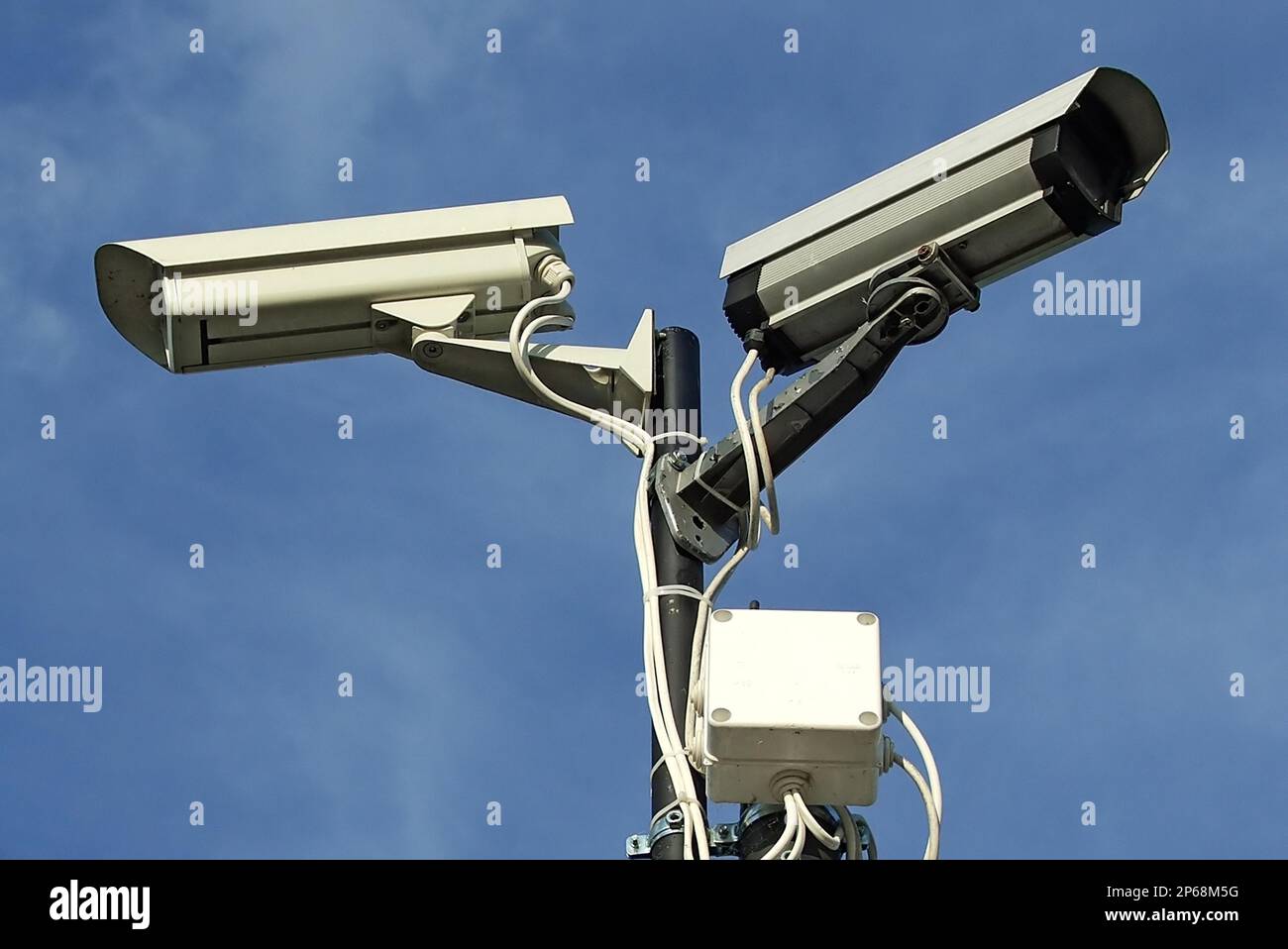 CCTV camera system, home security system concept, Security camera Stock ...