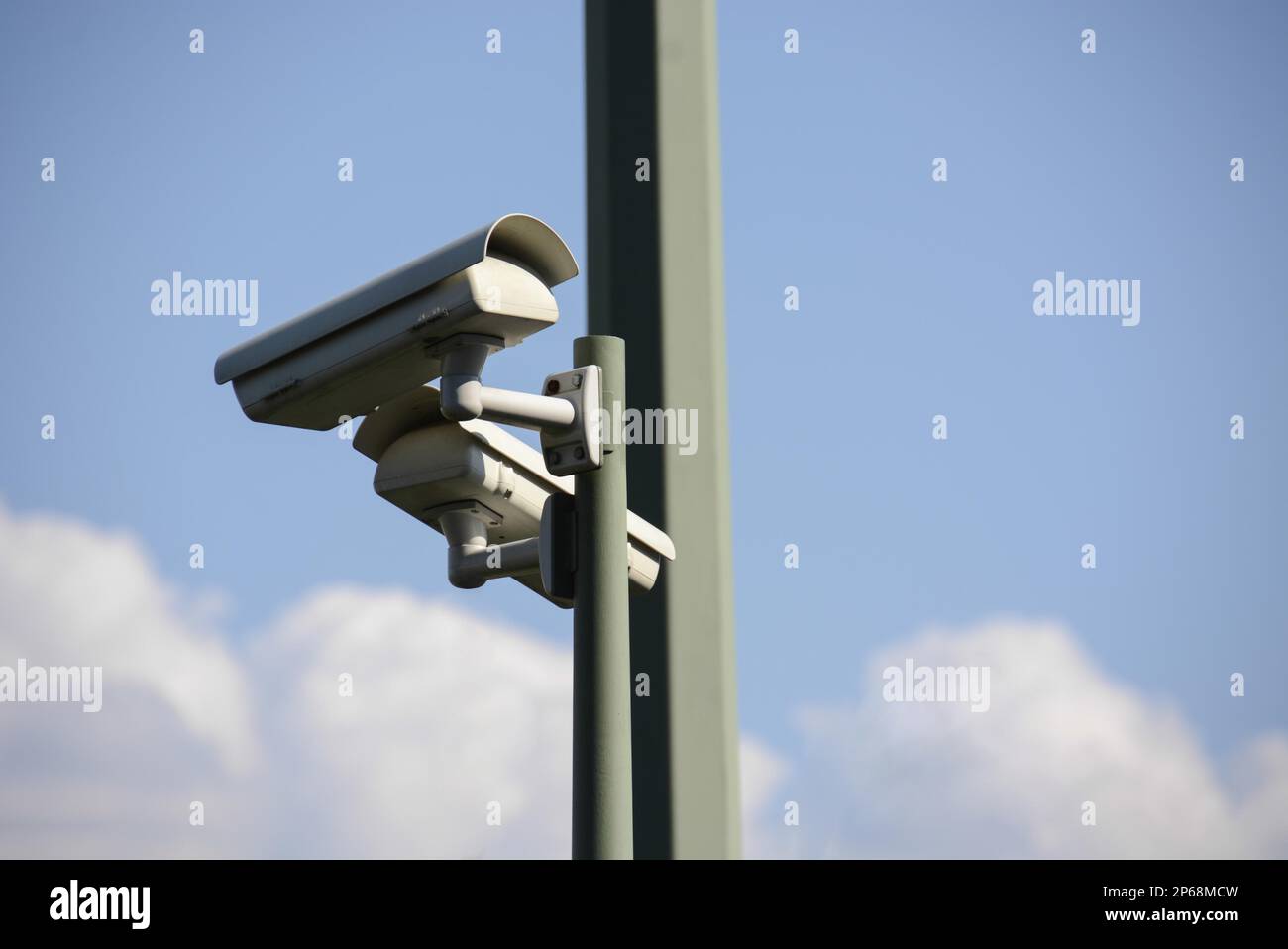 CCTV camera system, home security system concept, Security camera Stock ...