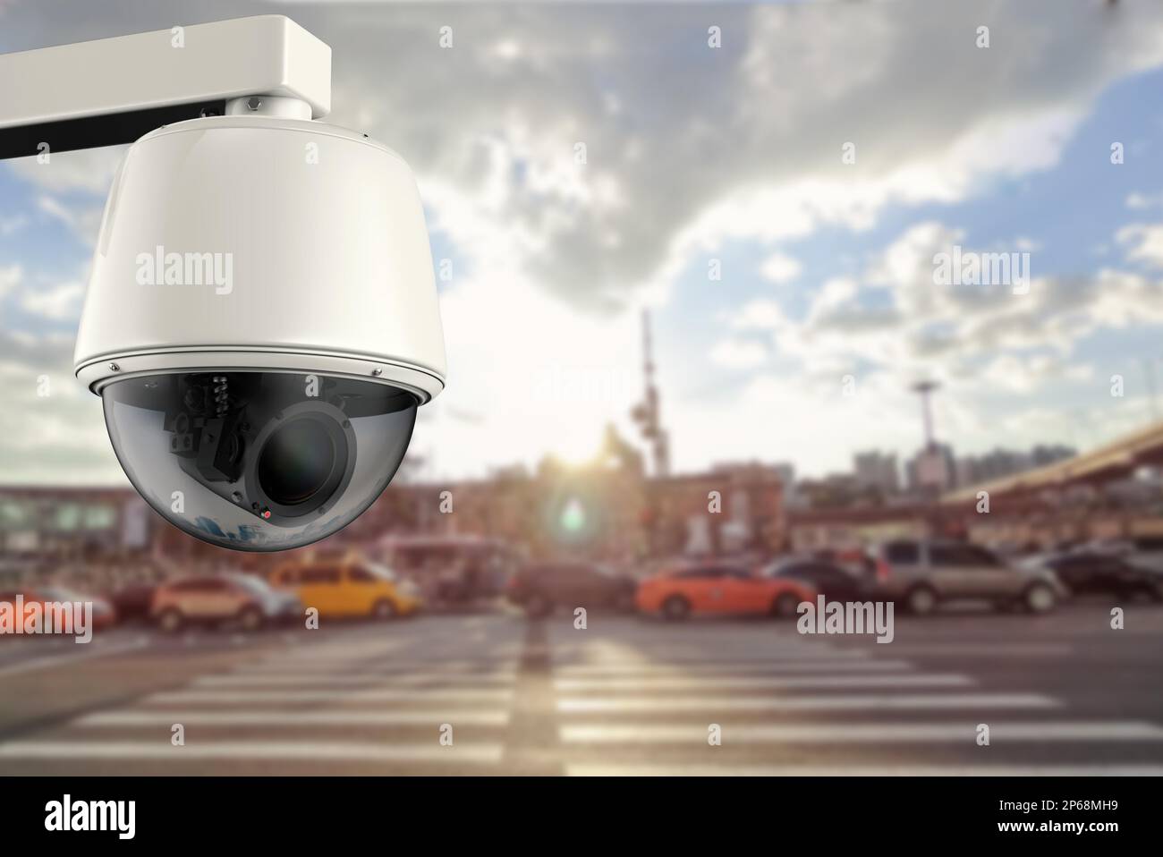 CCTV camera system, home security system concept, Security camera Stock ...