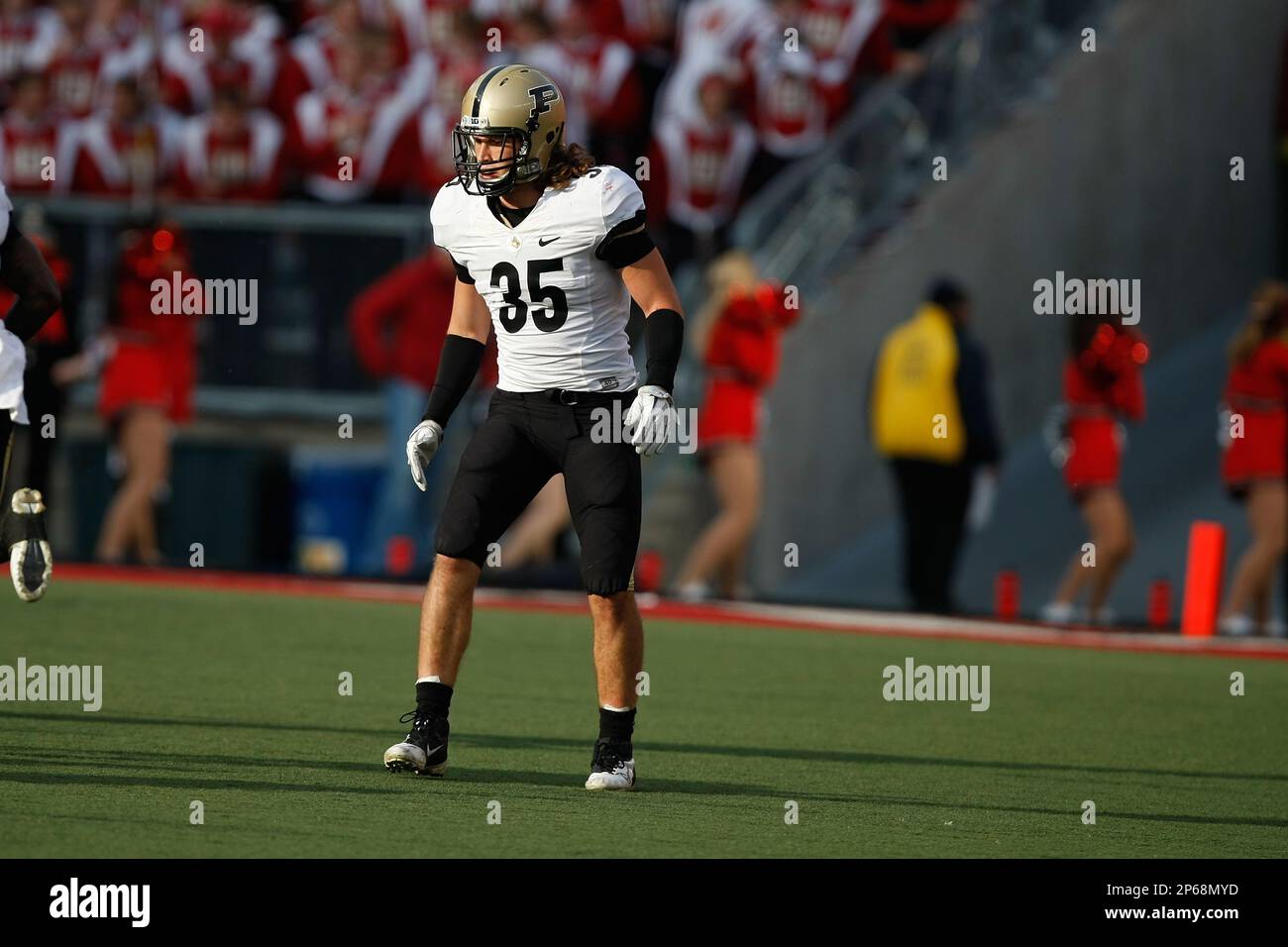 MADISON, WI - NOVEMBER 05: Logan Link #35 of the Purdue Boilermakers ...