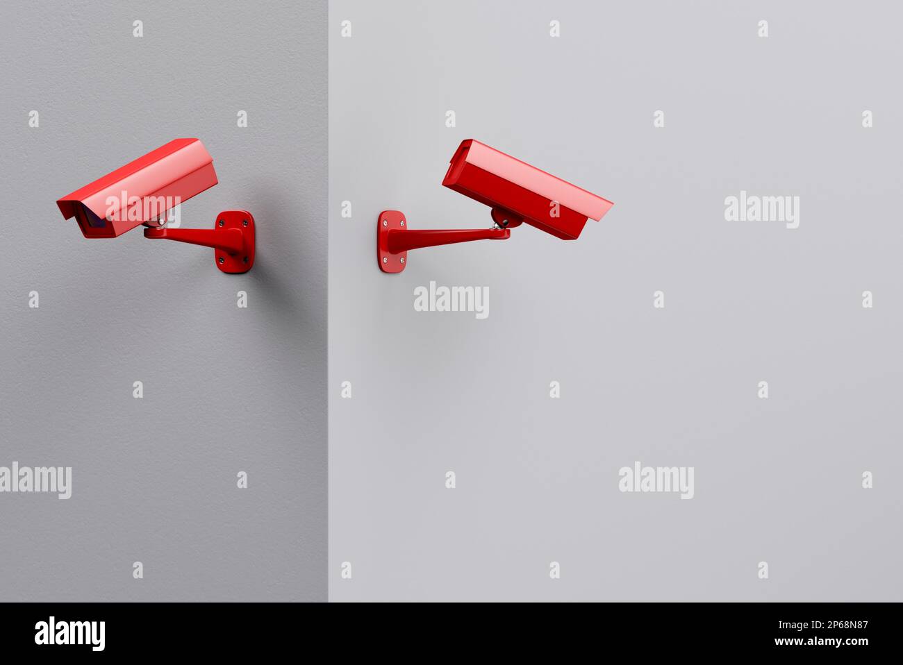 CCTV camera system, home security system concept, Security camera Stock ...