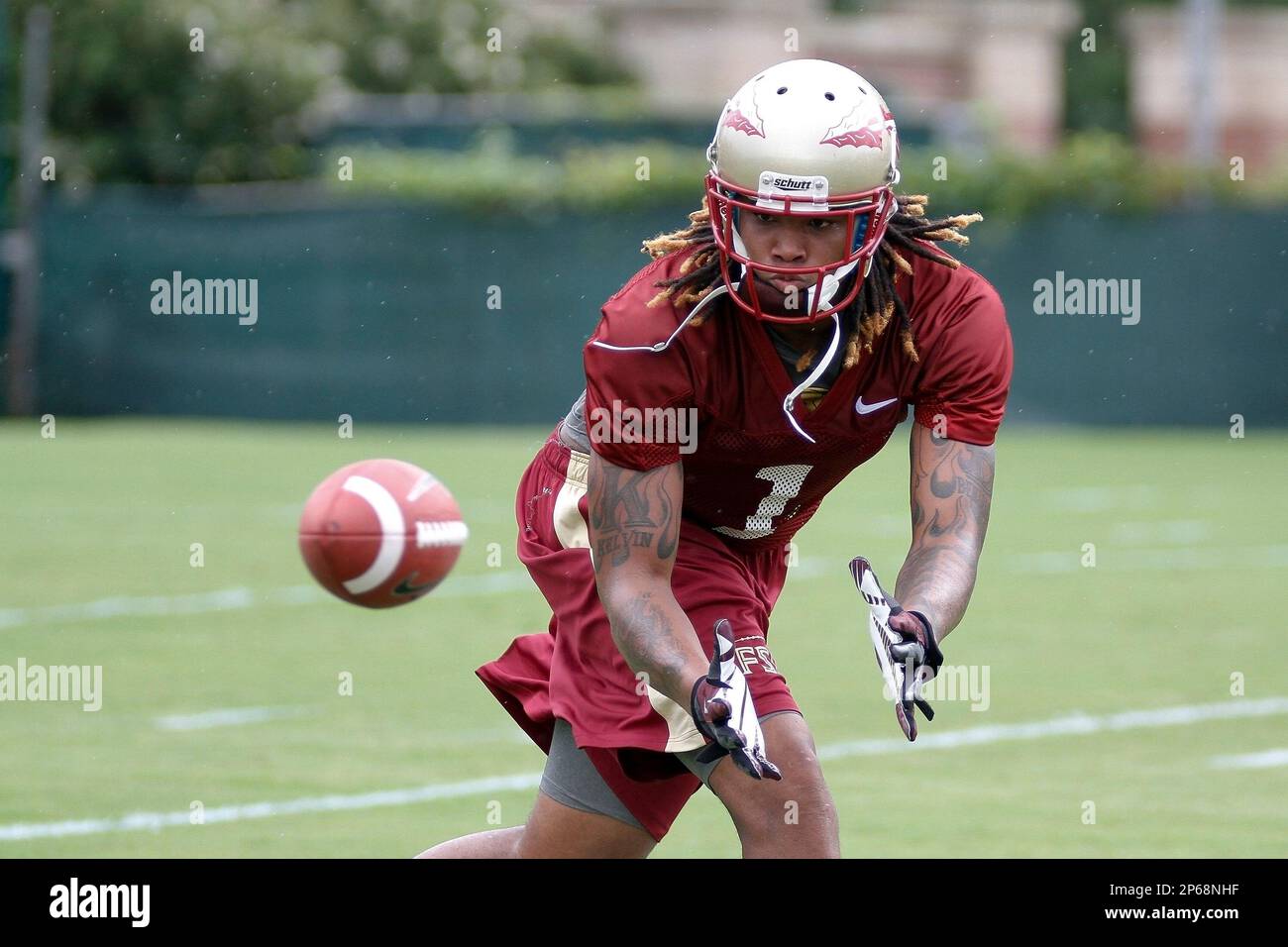 Florida State Wide Receiver Kelvin Benjamin (1) during the team's first ...