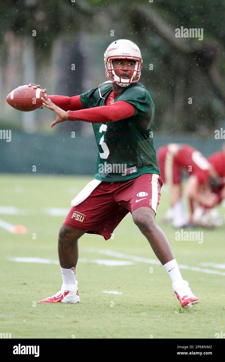 Florida State Quarterback EJ Manuel (3) during the team's first full ...