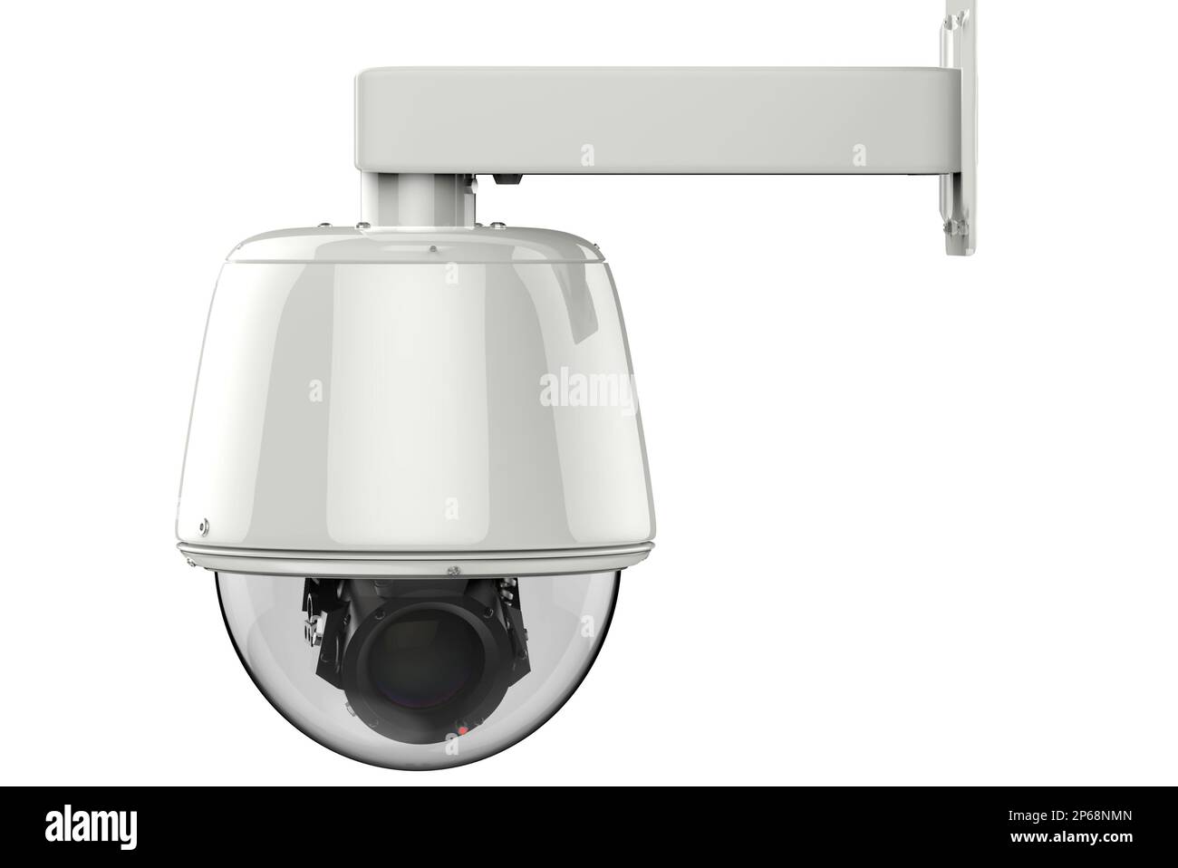 Man installing cctv Cut Out Stock Images & Pictures - Alamy