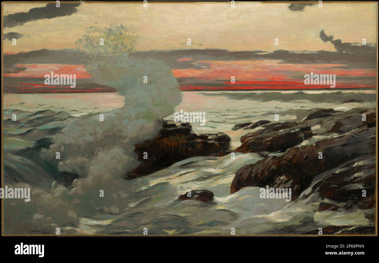 Winslow Homer, West Point, Prout's Neck, 1900, oil on canvas Stock ...