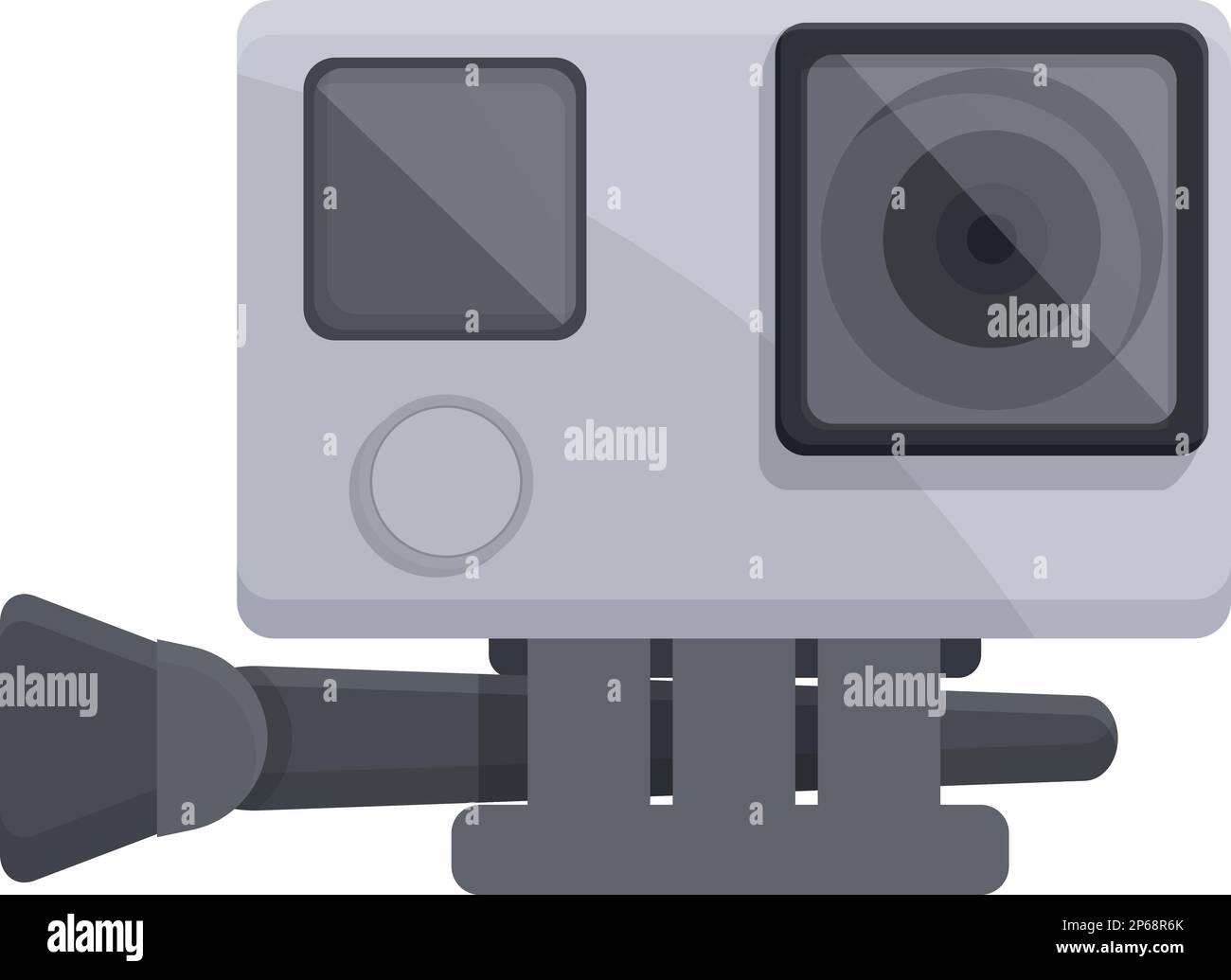 Drive action camera icon cartoon vector. Sport cam. Digital 4k Stock ...