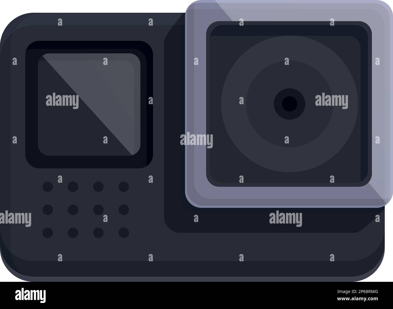 Action cam icon cartoon vector. Gopro camera. Car recorder Stock Vector ...