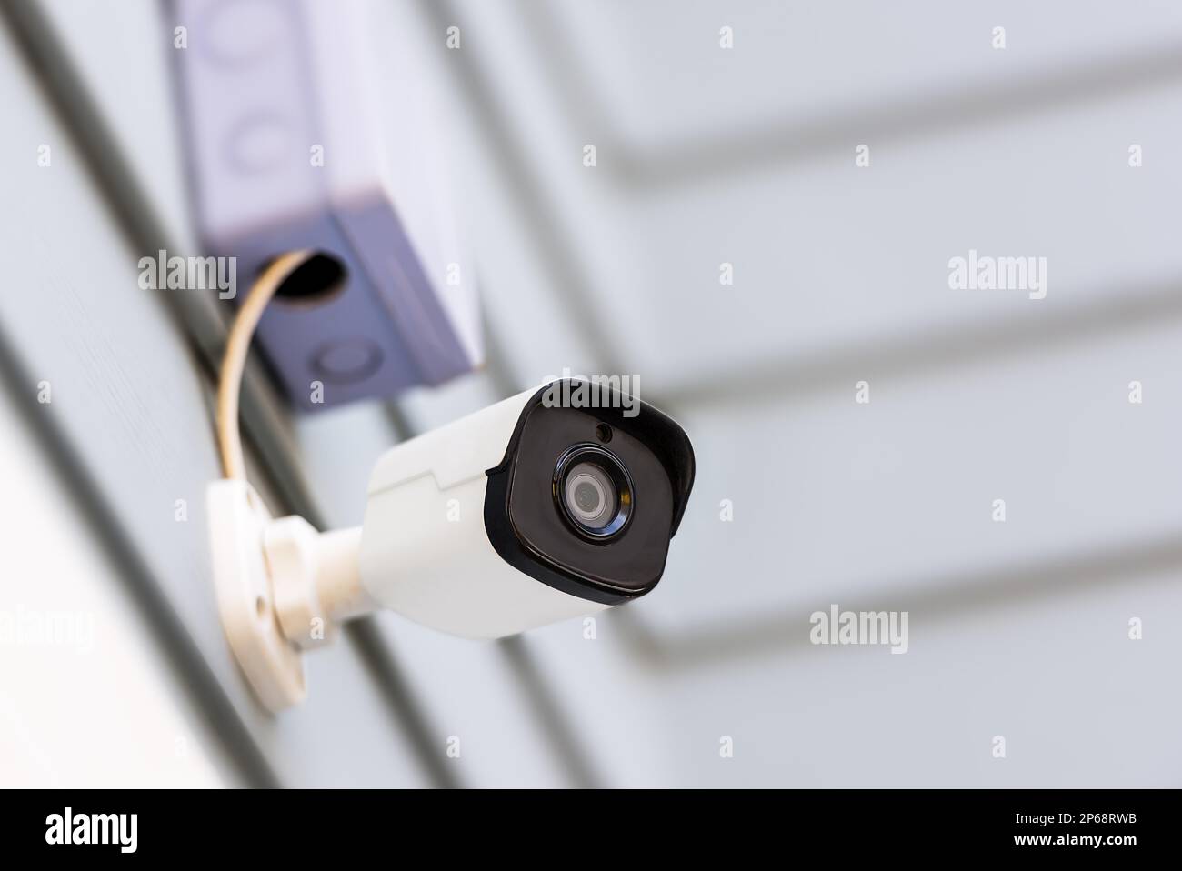 CCTV camera system, home security system concept, Security camera Stock ...