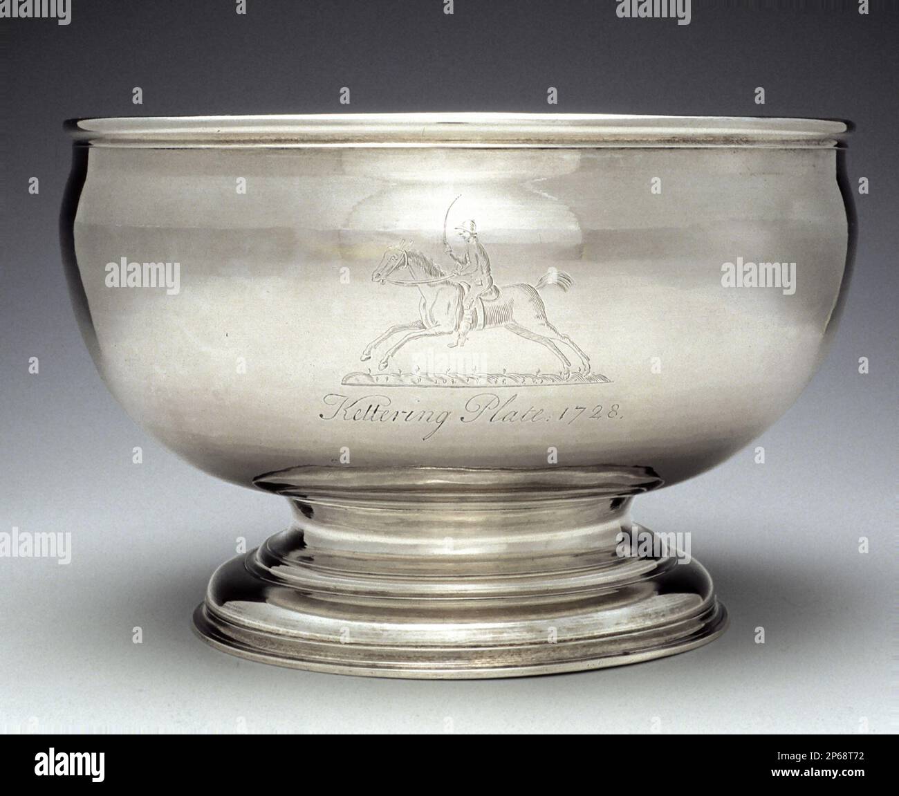 Edward Vincent, Punch Bowl, 1728/29, silver Stock Photo - Alamy