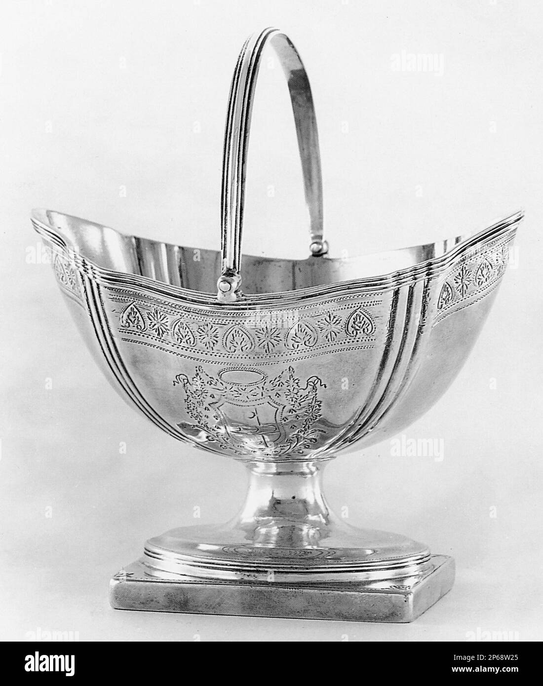 Henry Chawner, Sugar Basket, 1791/92, silver Stock Photo - Alamy