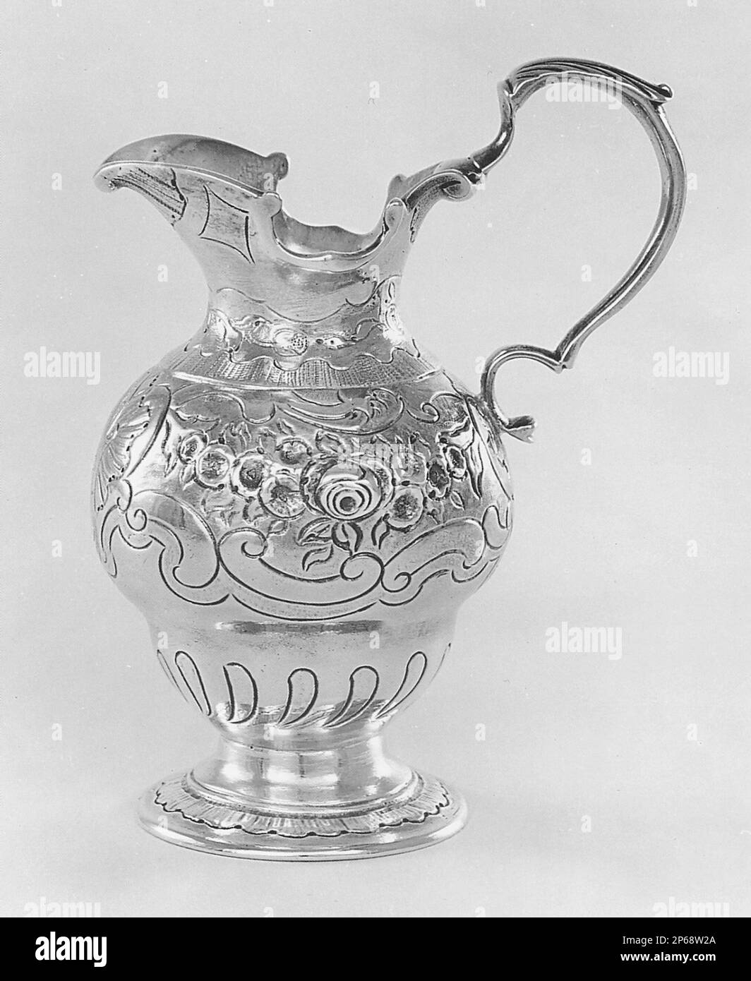 John Pollock, Cream Jug, 1741/42, silver Stock Photo - Alamy