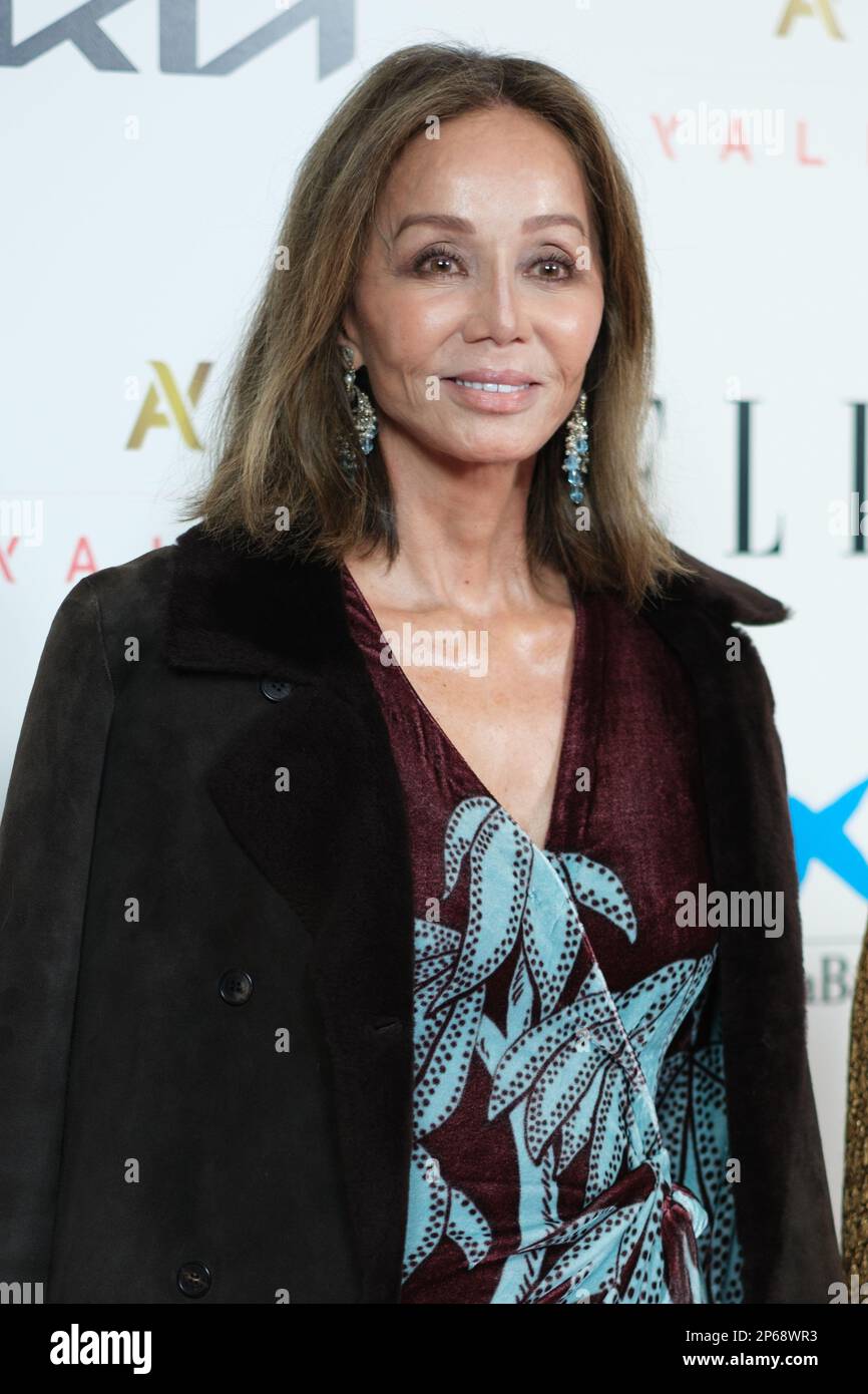 Madrid, Spain. 07th Mar, 2023. Isabel Preysler poses at the photocall ...
