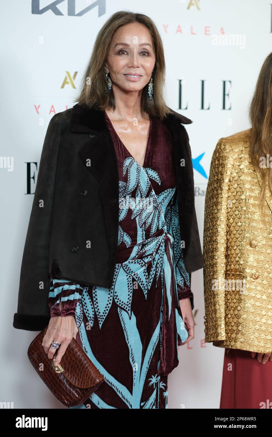 Madrid, Spain. 07th Mar, 2023. Isabel Preysler poses at the photocall ...
