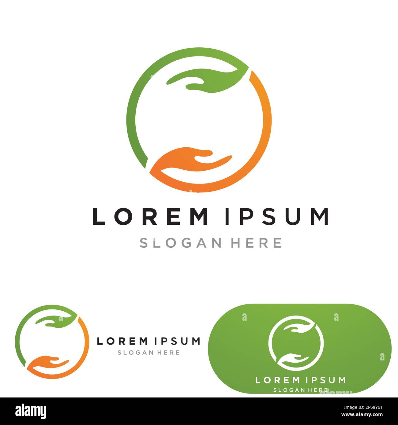 Hand care logo and symbol vector template Stock Vector Image & Art - Alamy