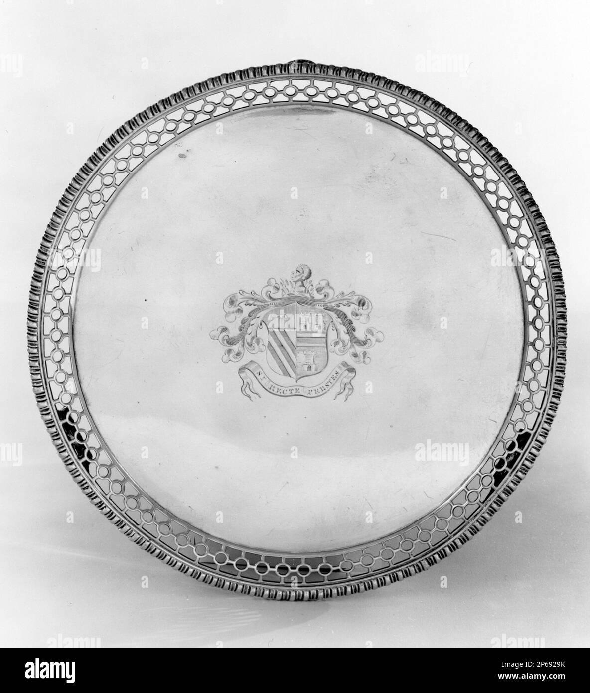 Silver salvers hi-res stock photography and images - Alamy