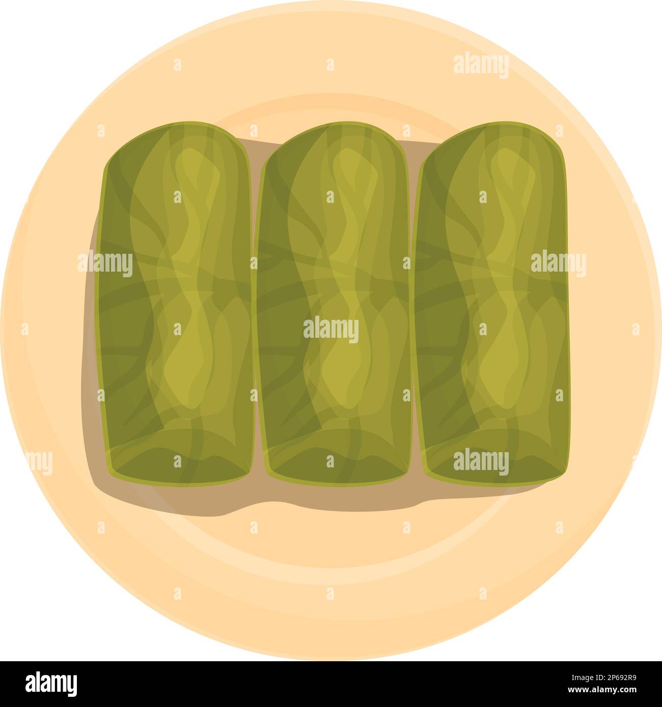 Vegetable dolma icon cartoon vector. Food cuisine. Meal dish Stock ...