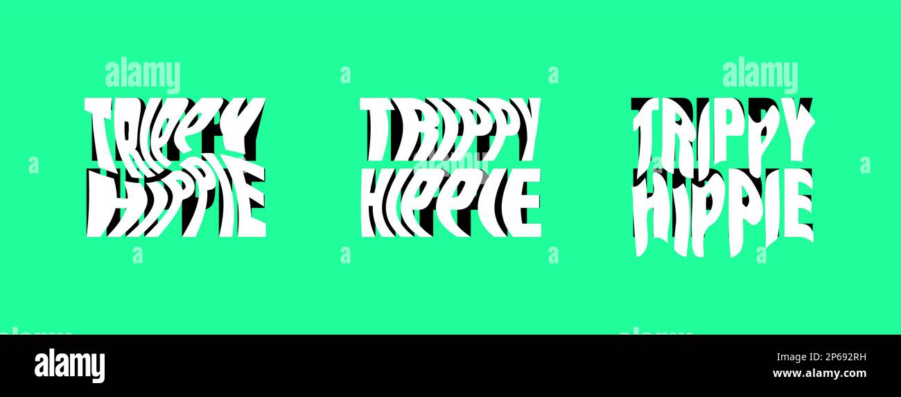 Trippy Lettering
