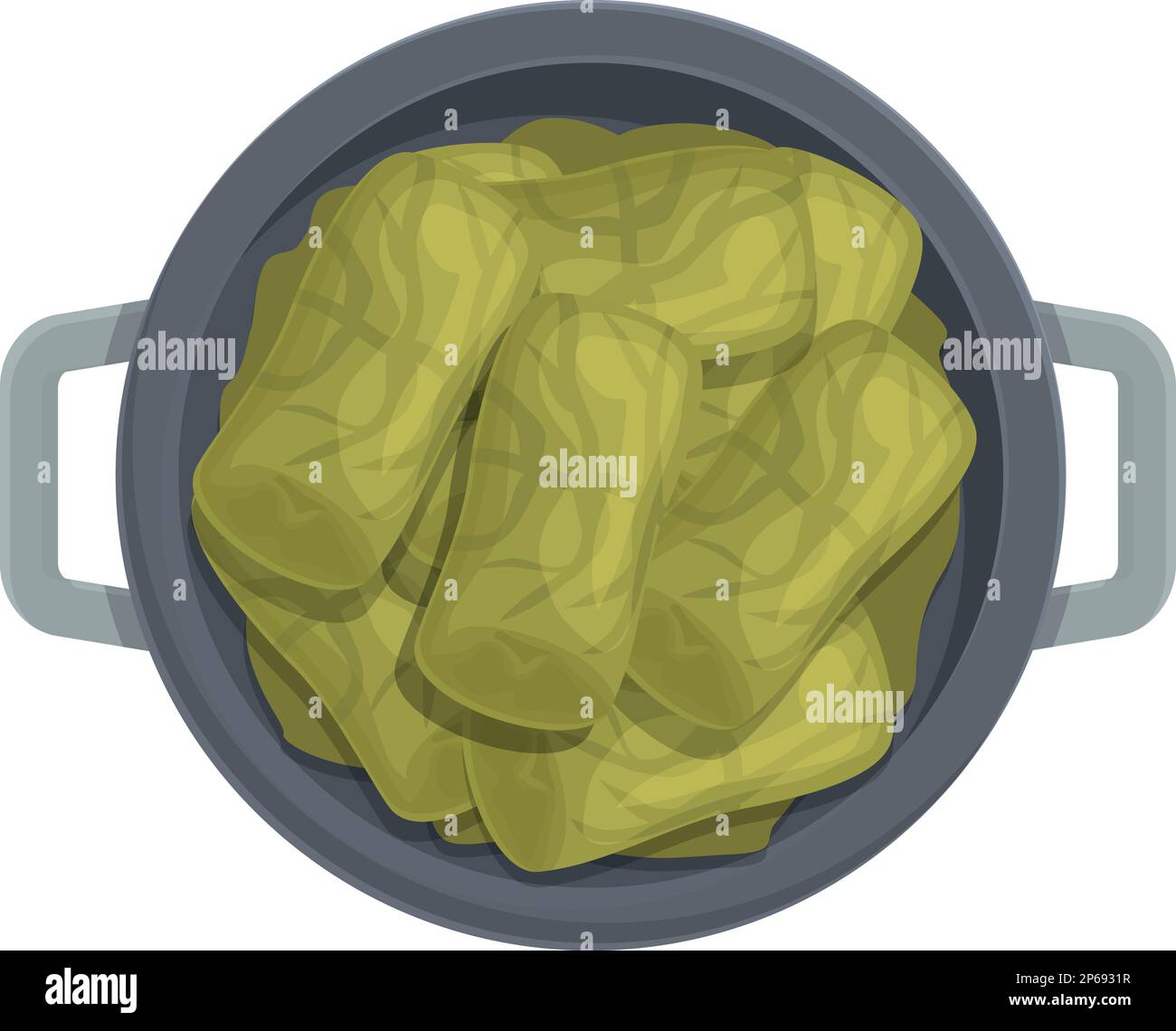 Stuffed cabbage dolma Stock Vector Images - Alamy