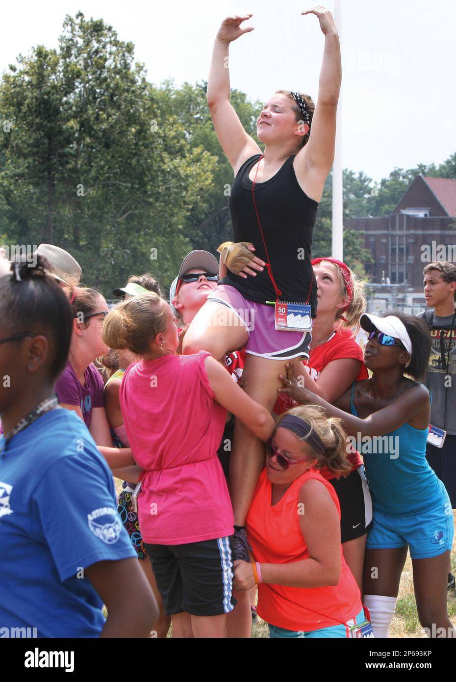 Despite temperatures hovering at near 100 degrees Friday Aug. 3, 2012 ...