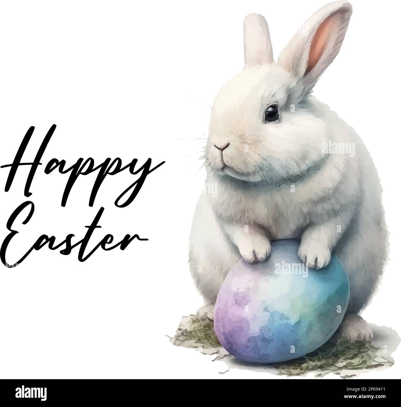 Watercolor easter Stock Vector Images - Alamy