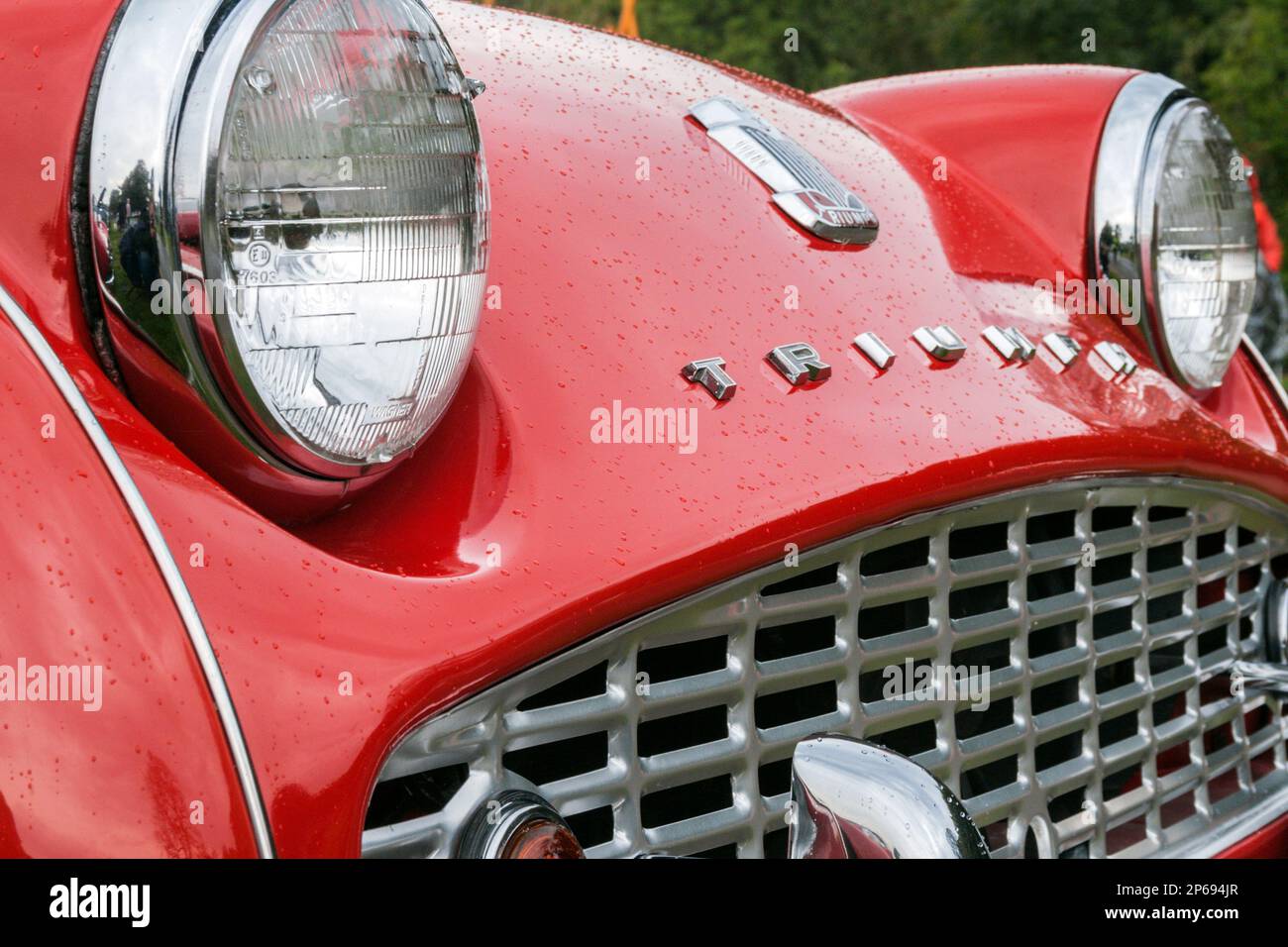 Triumph TR3. Witton Park Classic Car Rally 2011 Stock Photo - Alamy