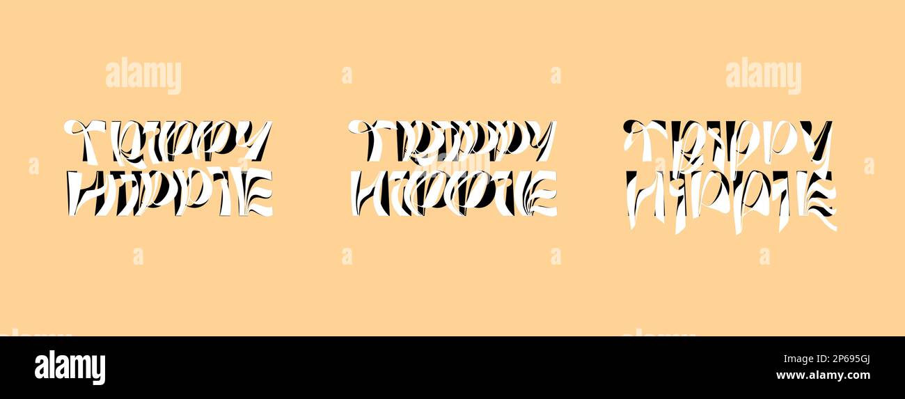 Trippy Lettering