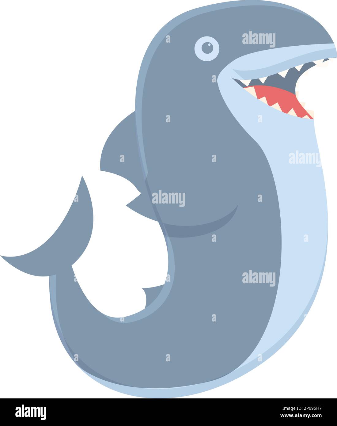 Danger shark icon cartoon vector. Sea board. Zone attack Stock Vector ...
