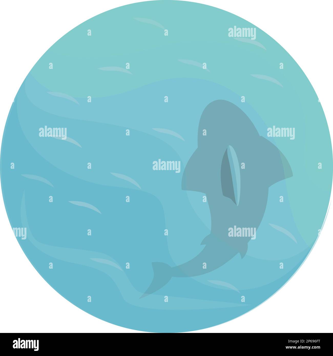 Water shark icon cartoon vector. Danger warning. Animal ocean Stock ...