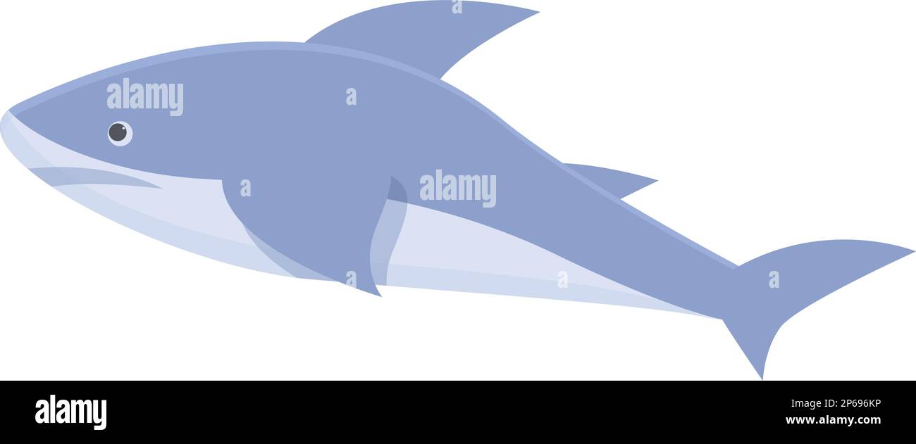 Shark icon cartoon vector. Danger sign. Sea summer Stock Vector Image ...