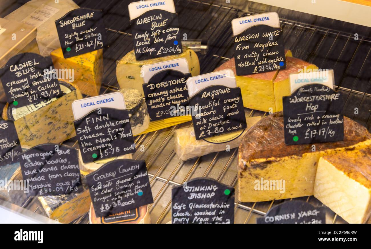 Cheese shop window hi-res stock photography and images - Alamy