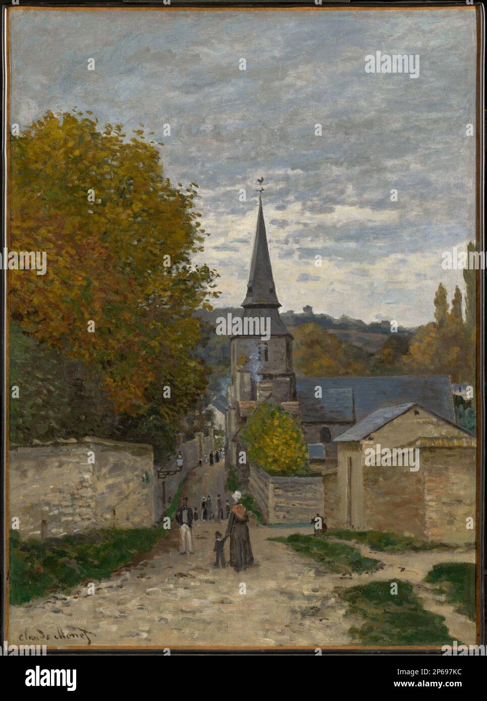 Monet city life impressionism hi-res stock photography and images - Alamy