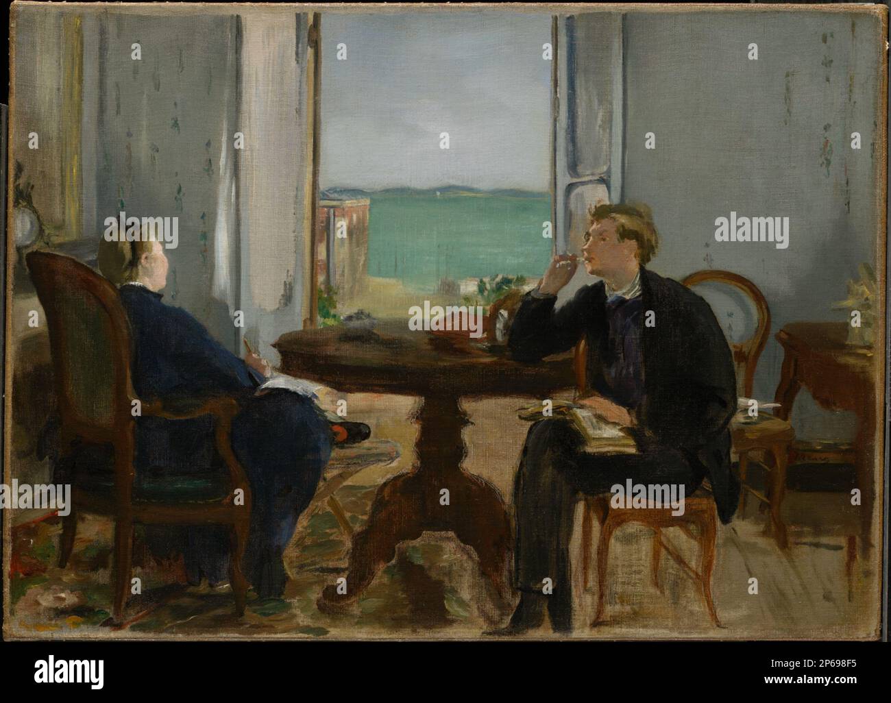 Manet oil on canvas hi-res stock photography and images - Alamy