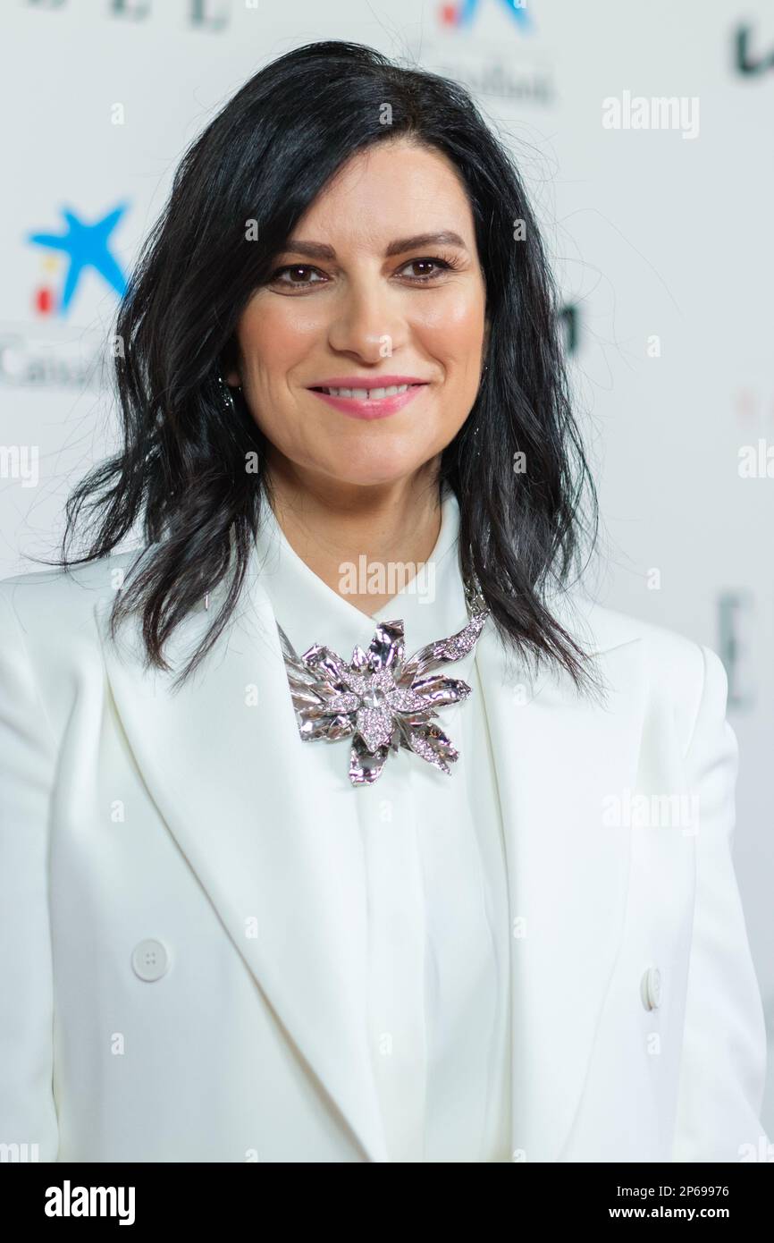 Laura Pausini poses at the photocall of the Elle Women Summit, in ...