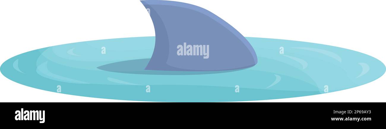 Shark attack icon cartoon vector. Danger sign. Animal bite Stock Vector ...