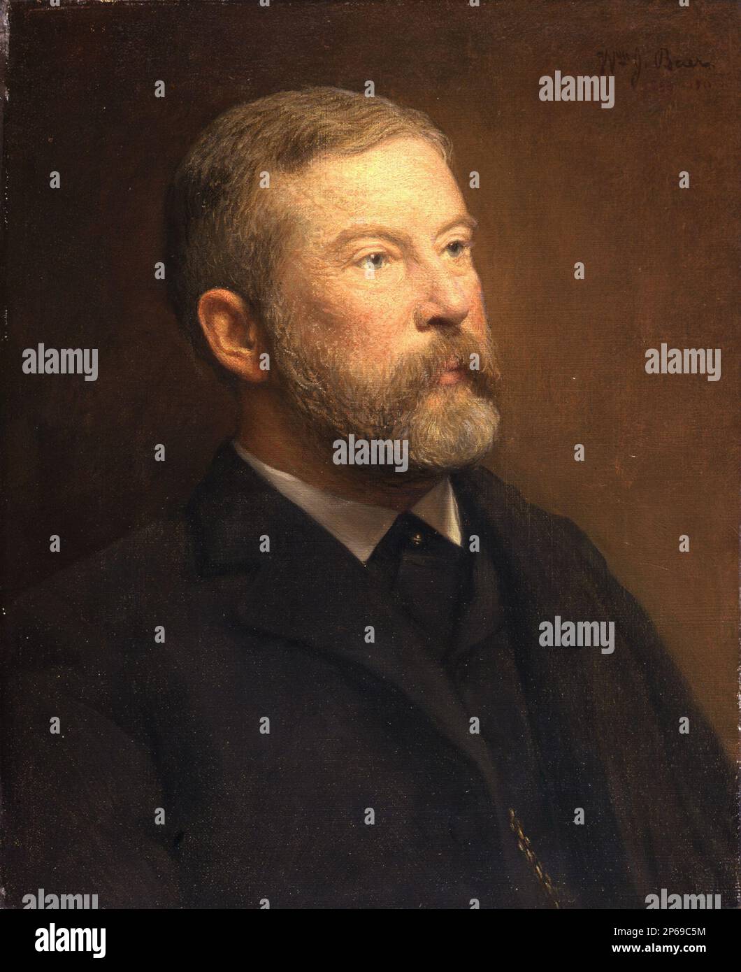 William Jacob Baer, Portrait of Alfred Corning Clark, 1893 and 1911, oil on canvas Stock Photo ...